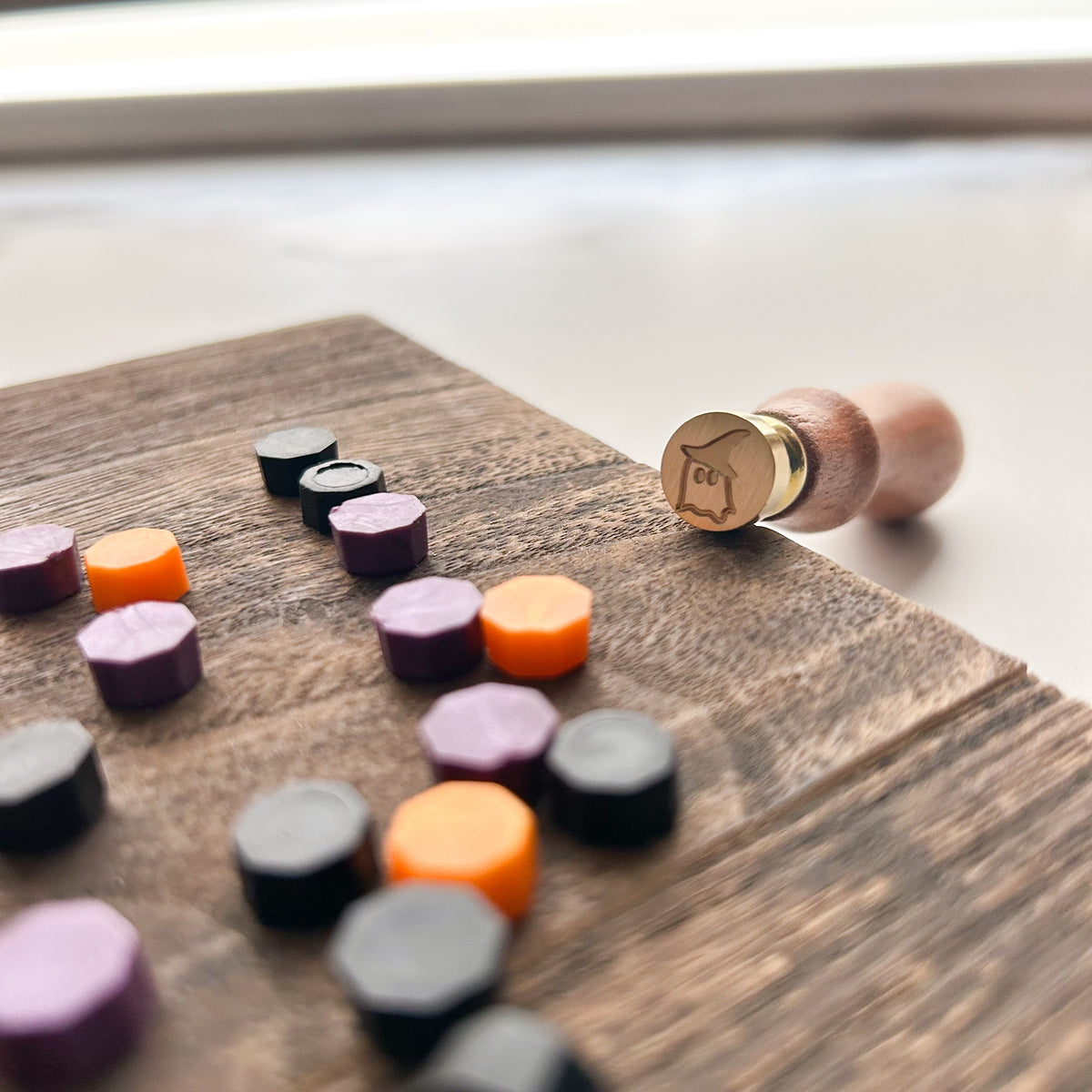 Mini Spooky Ghost Web Stamp – Signed and Sealed