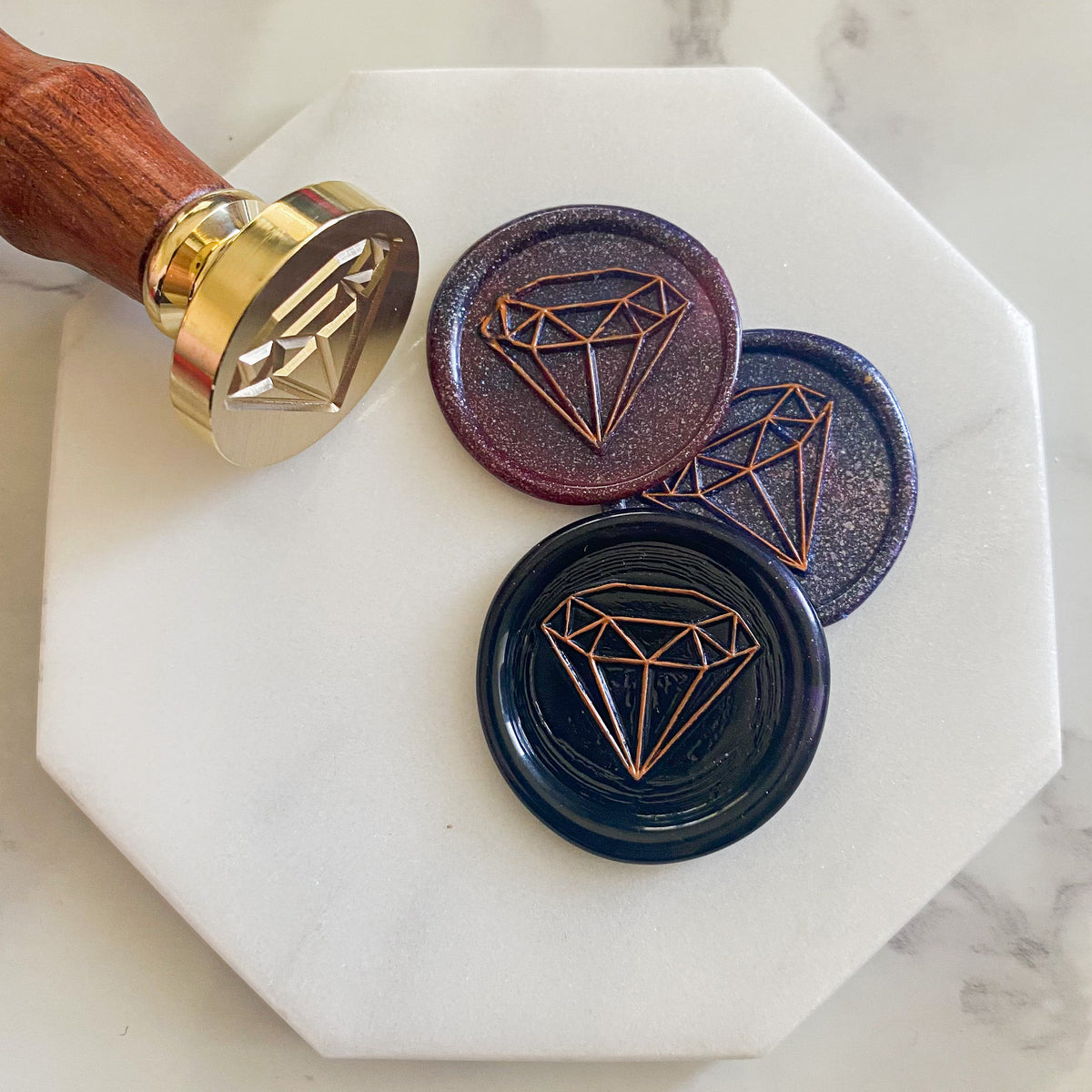 Diamond Stamp (25mm) – Signed and Sealed