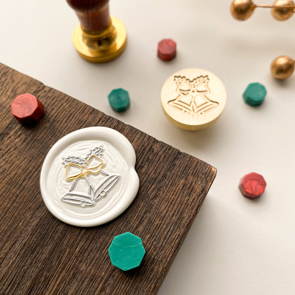 Clearance: Winter Bells Stamp - Holiday Collection – Signed and Sealed