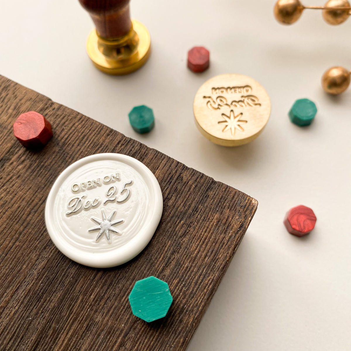 Clearance: Open on Dec 25 Stamp - Holiday Collection – Signed and Sealed